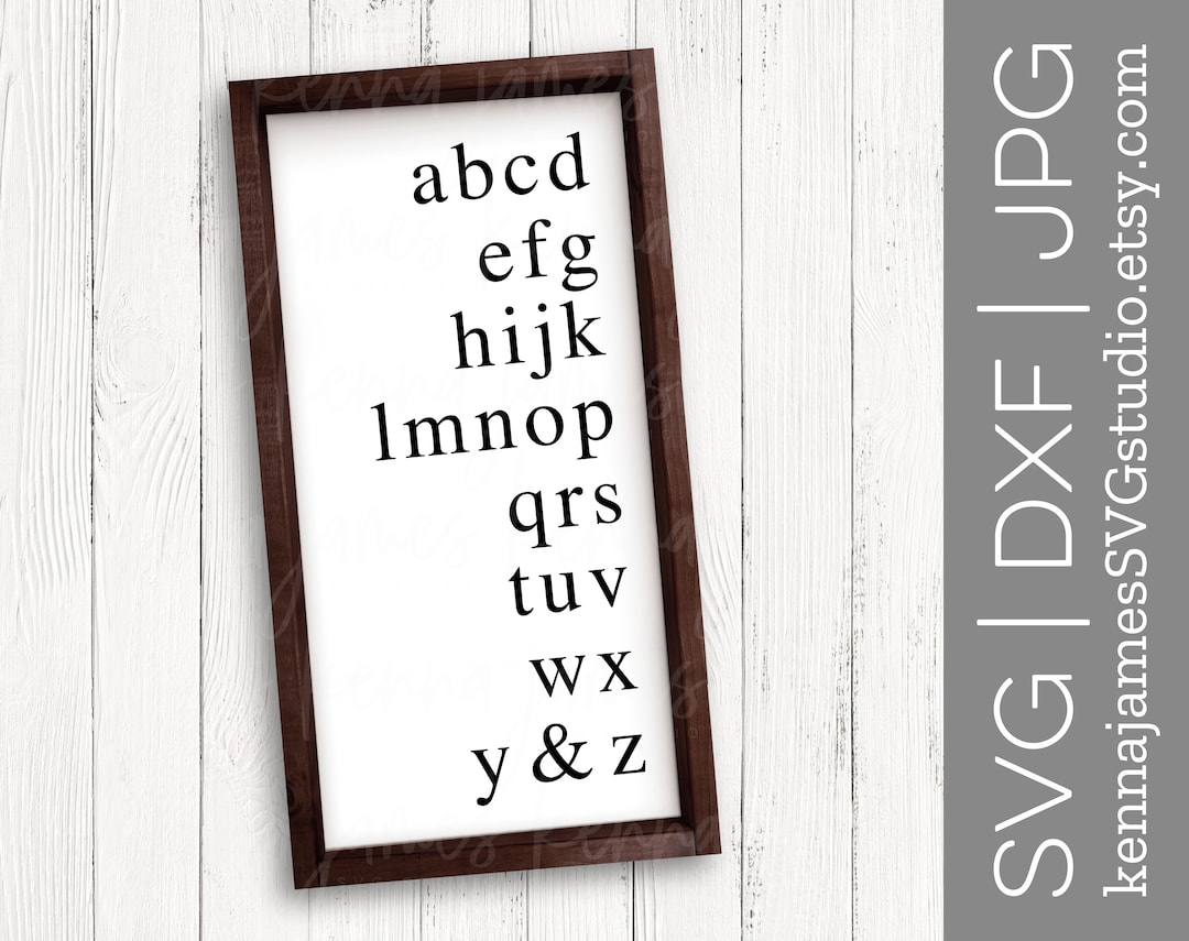 ABC Svg | Alphabet Svg | Teacher Svg | Classroom Svg | Child Care Svg ...