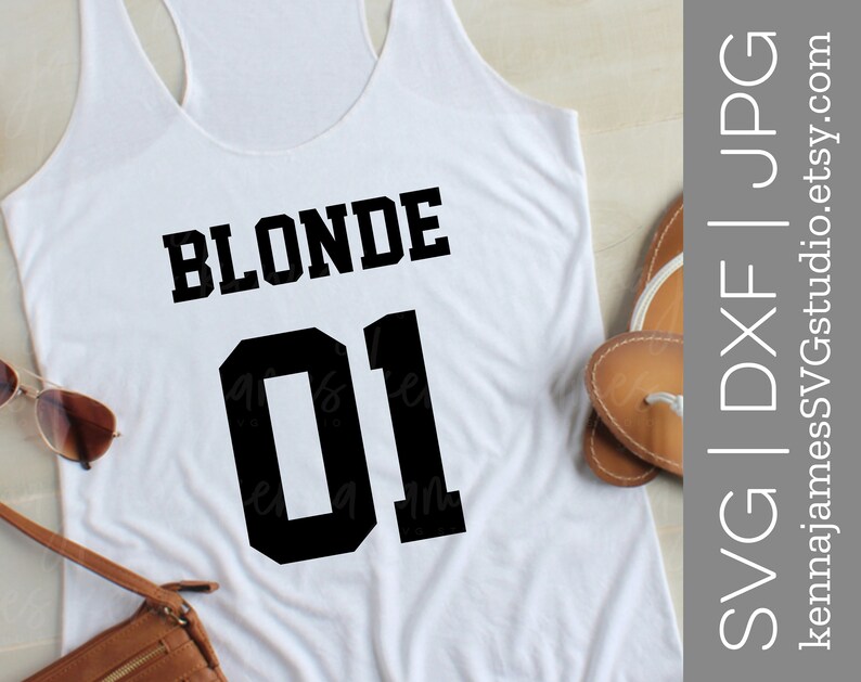 Set of 2 Blonde Svg Brunette Svg Blonde Friend Svg - Etsy