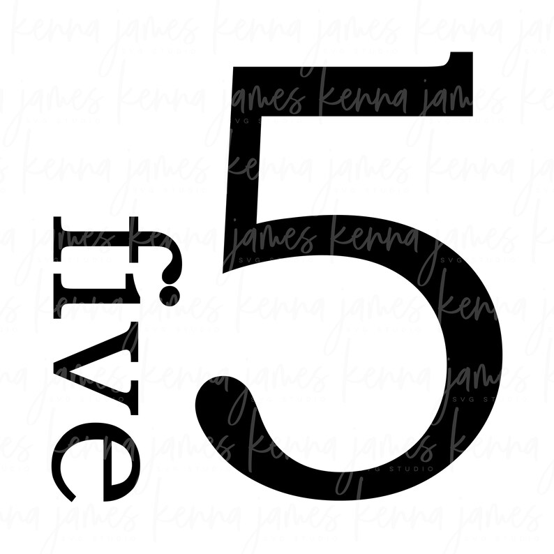 Party Of svg Party Of 5 svg Party Of Five svg Family | Etsy