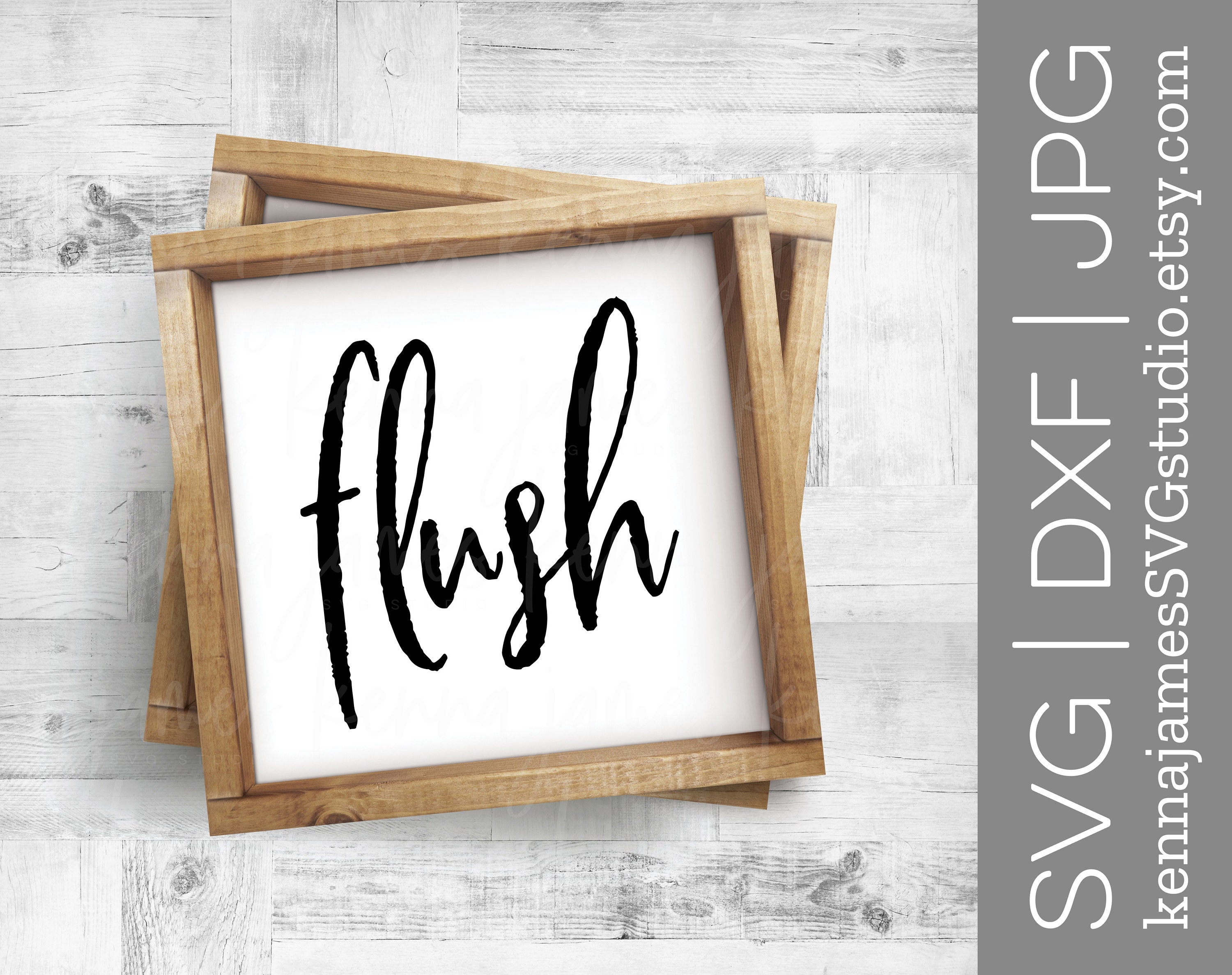 Set of 4 | Brush Svg | Floss Svg | Flush Svg | Wash Svg | Bathroom Svg ...