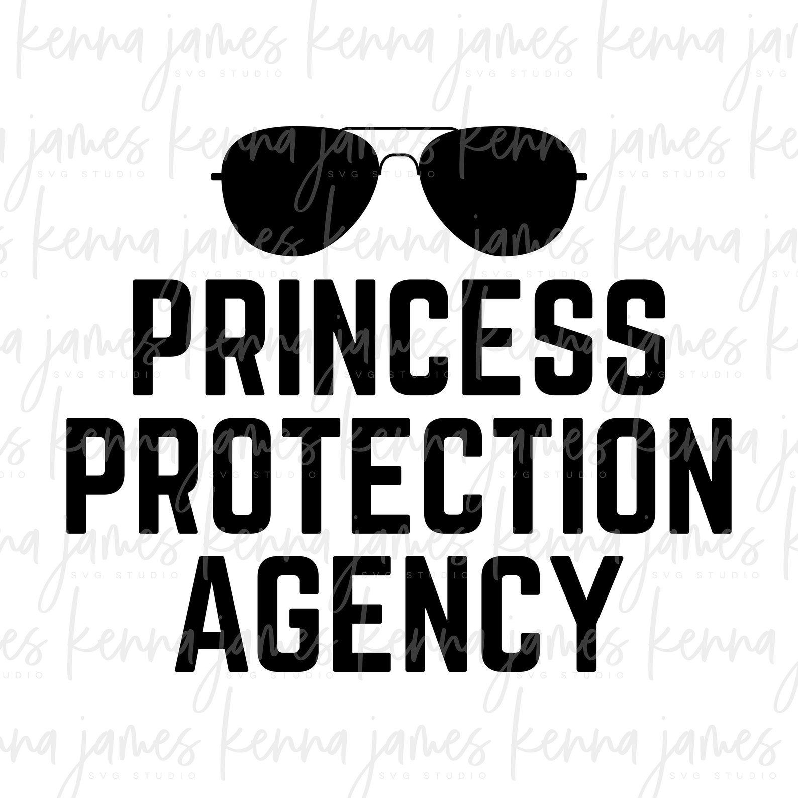 Princess Protection Agency Svg Dad Svg Father Svg Step - Etsy