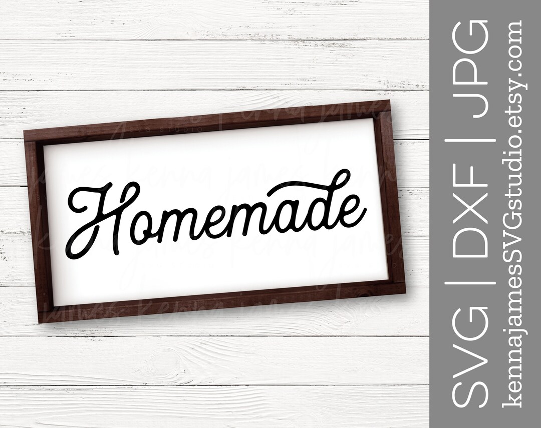 Homemade Svg | Happiness is Homemade Svg | Farmhouse Svg | Kitchen Svg ...