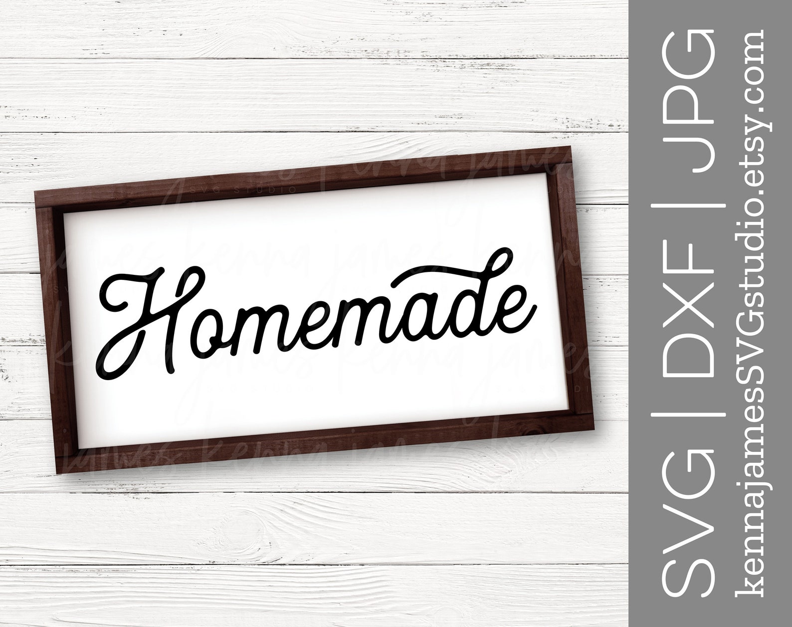 Homemade Svg Happiness is Homemade Svg Farmhouse Svg | Etsy