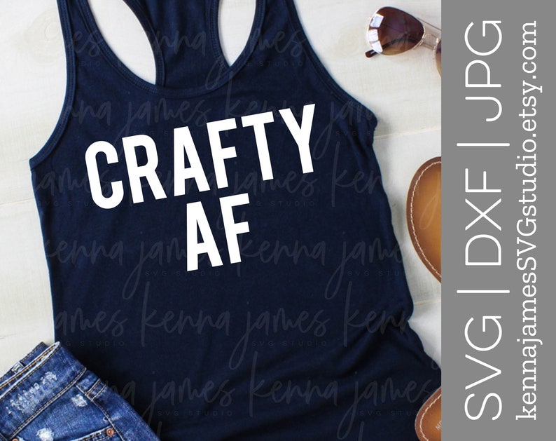 Crafty AF Svg Crafty Svg Craft Svg Crafts Svg Crafter | Etsy