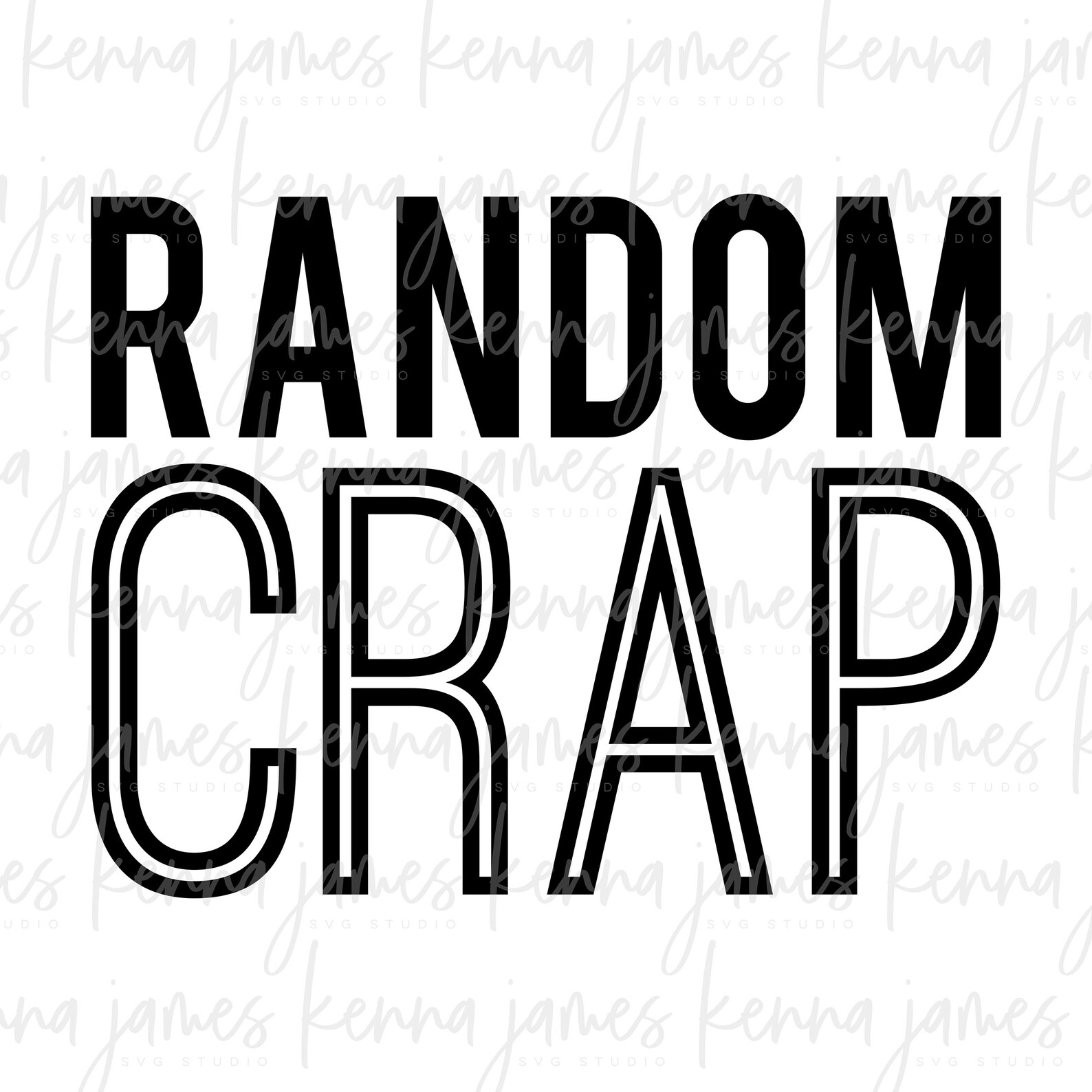 Random Crap svg Random svg Crap svg Tote svg Tote Bag | Etsy