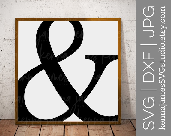 Ampersand Svg & Svg and Svg Oversize Ampersand Svg - Etsy
