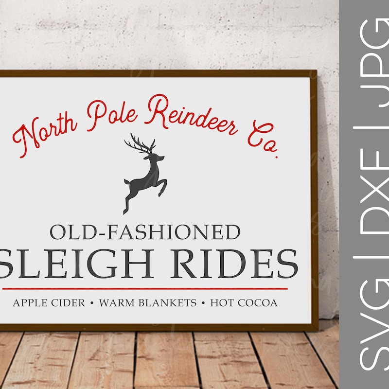 Sleigh Ride Svg - Etsy