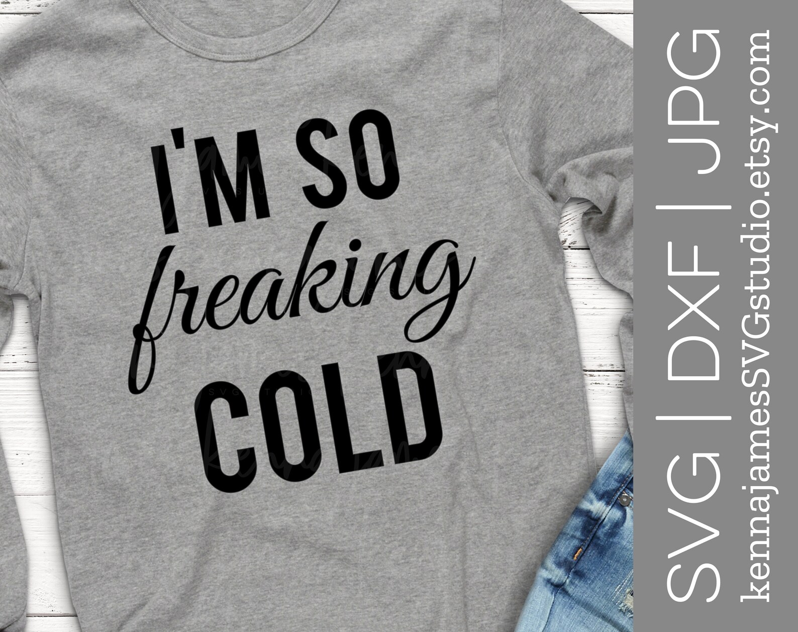 I'm so Freaking Cold Svg I Am Freaking Cold Svg - Etsy