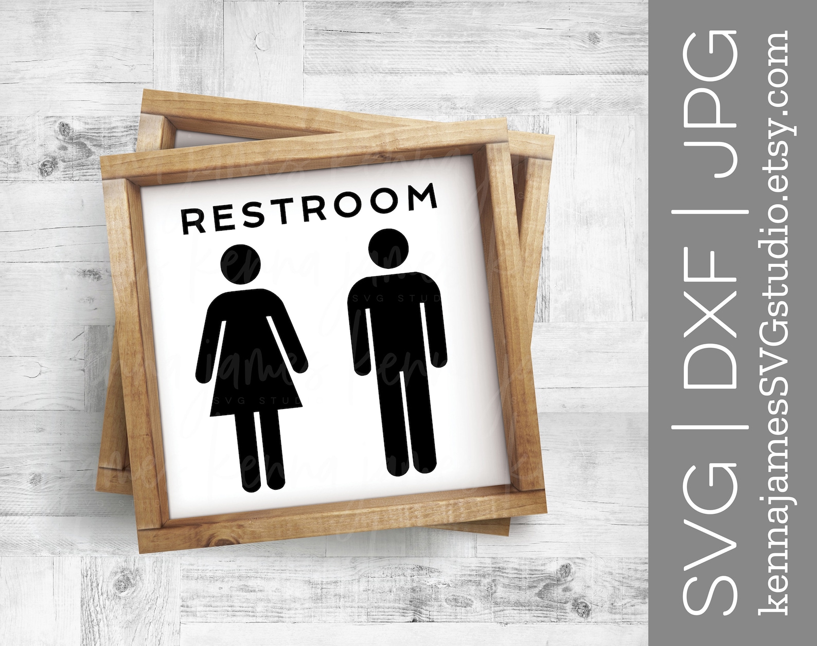 Restroom Svg Unisex Restroom Svg Bathroom Svg Farmhouse - Etsy Canada