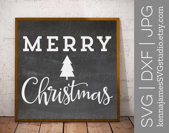 Merry Christmas Svg Christmas Svg Farmhouse Svg | Etsy