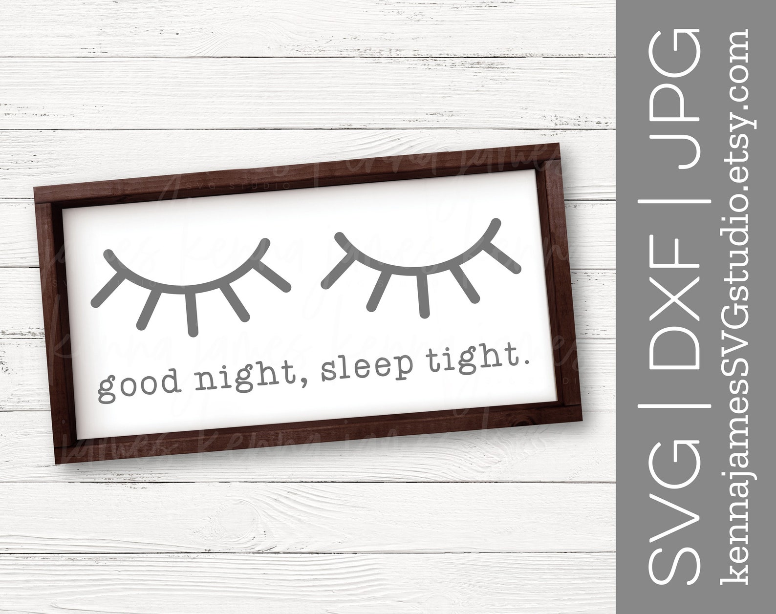 Good Night Sleep Tight Svg Baby Boy Svg Baby Girl Svg | Etsy