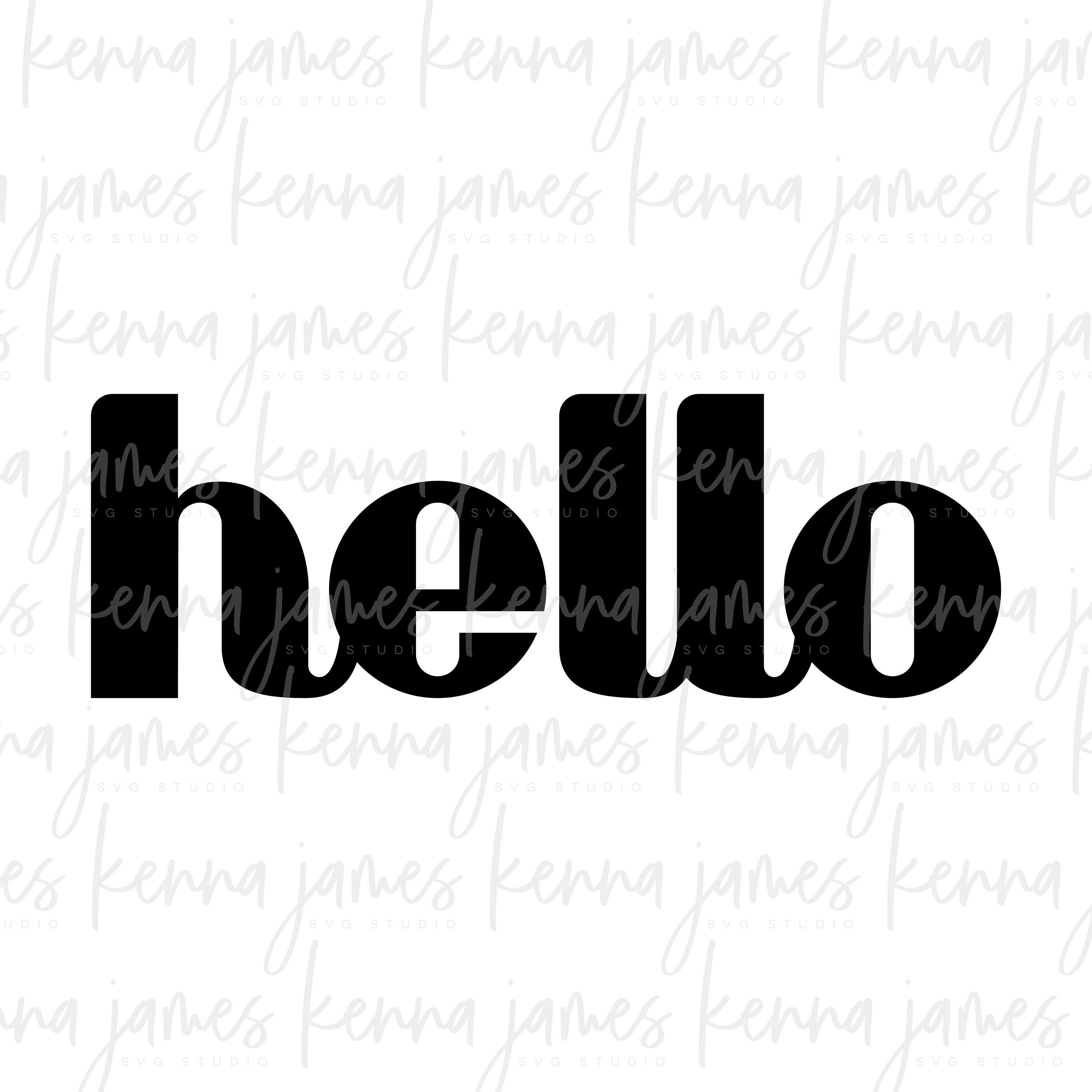 Hola svg Hola svg Bienvenido svg Aula svg Guardería svg | Etsy
