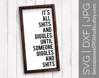 Shits and Giggles Svg | Etsy