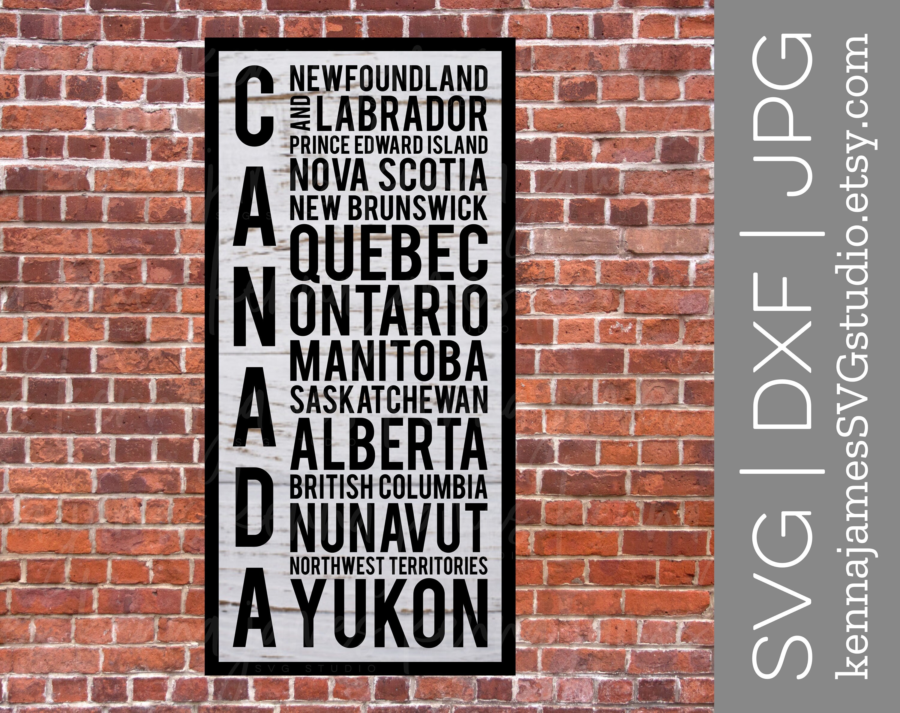 Canada Svg Canadian Provinces Svg Canadian Svg Provinces - Etsy Canada