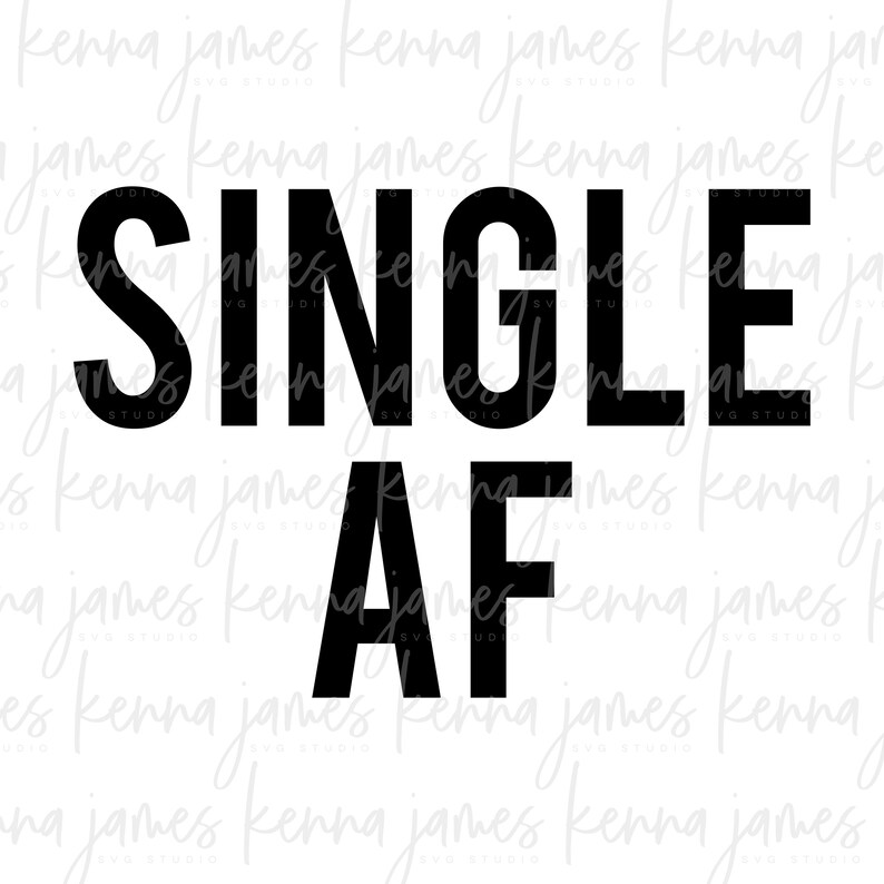 Single AF Svg Single Svg AF Svg SVG Dxf Jpg Cut - Etsy Hong Kong