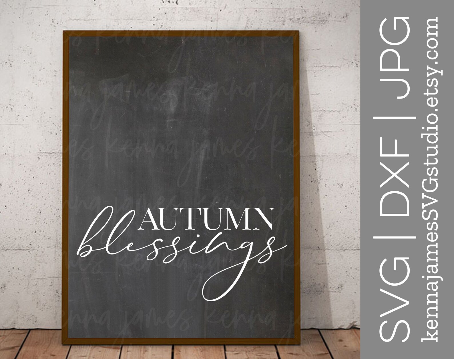 Autumn Blessings Svg Autumn Svg Fall Svg Thanksgiving - Etsy