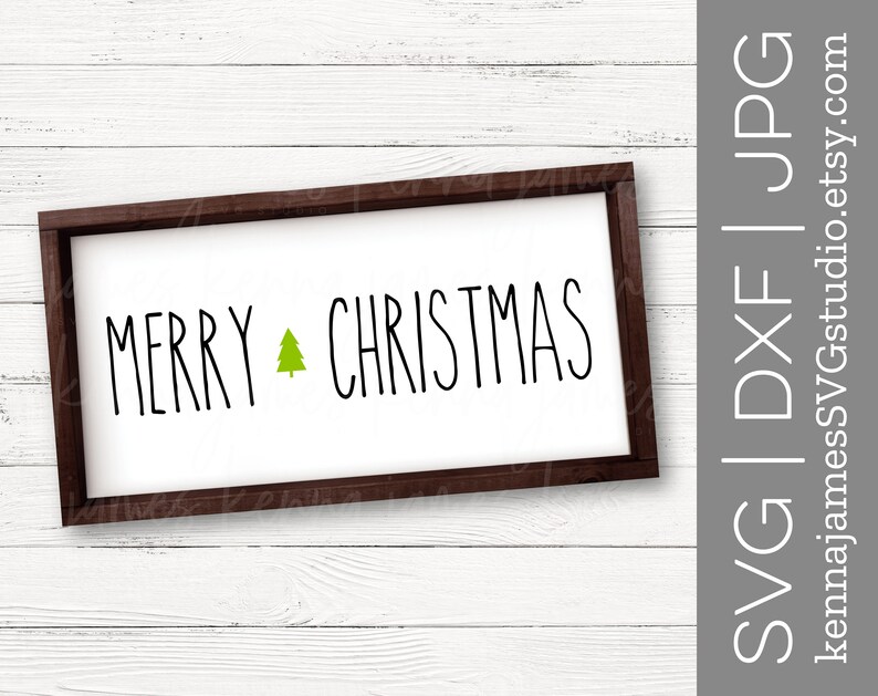 Merry Christmas Svg Christmas Svg Farmhouse Svg - Etsy