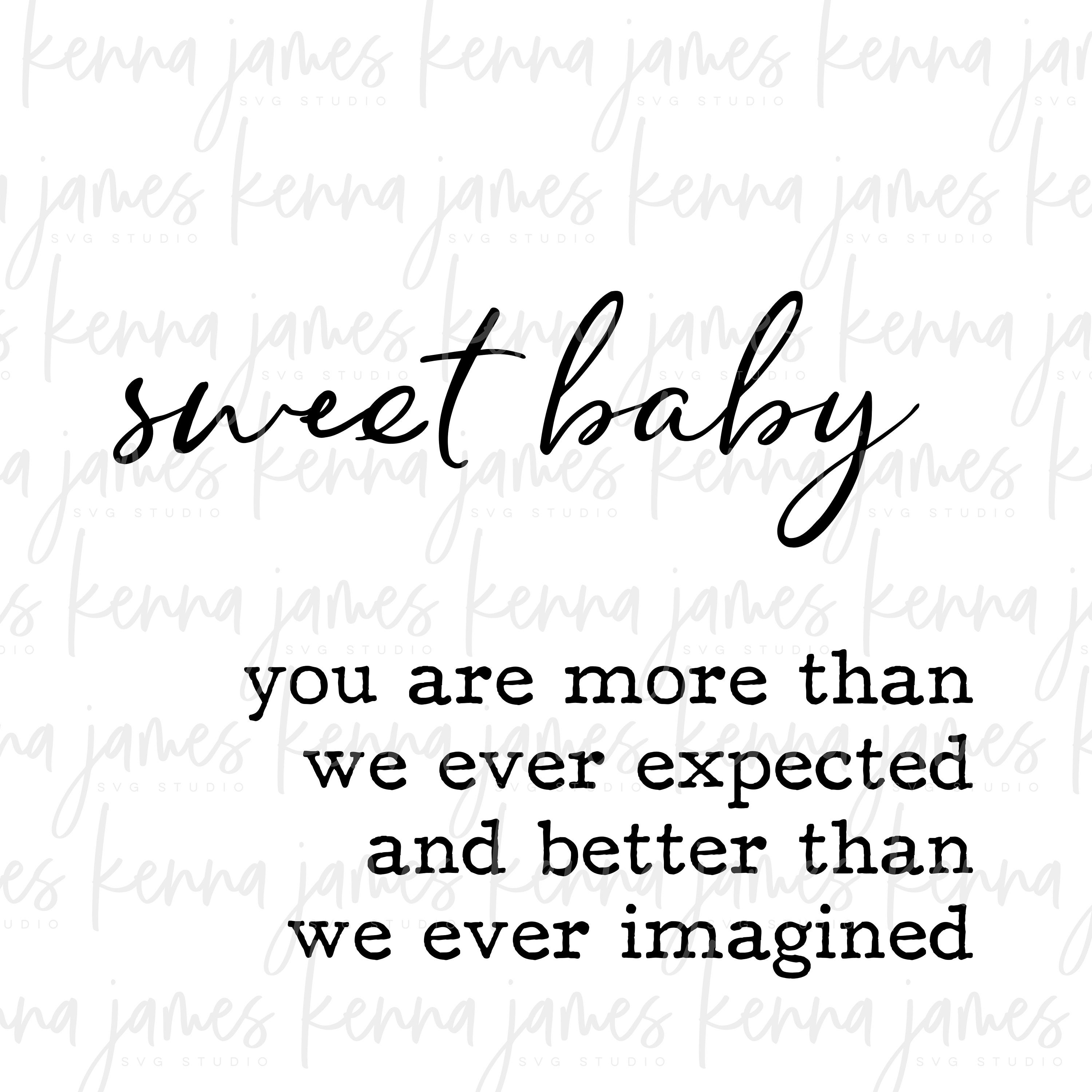 Sweet Baby Svg Sweet Boy Svg Sweet Girl Svg Baby Boy Svg | Etsy