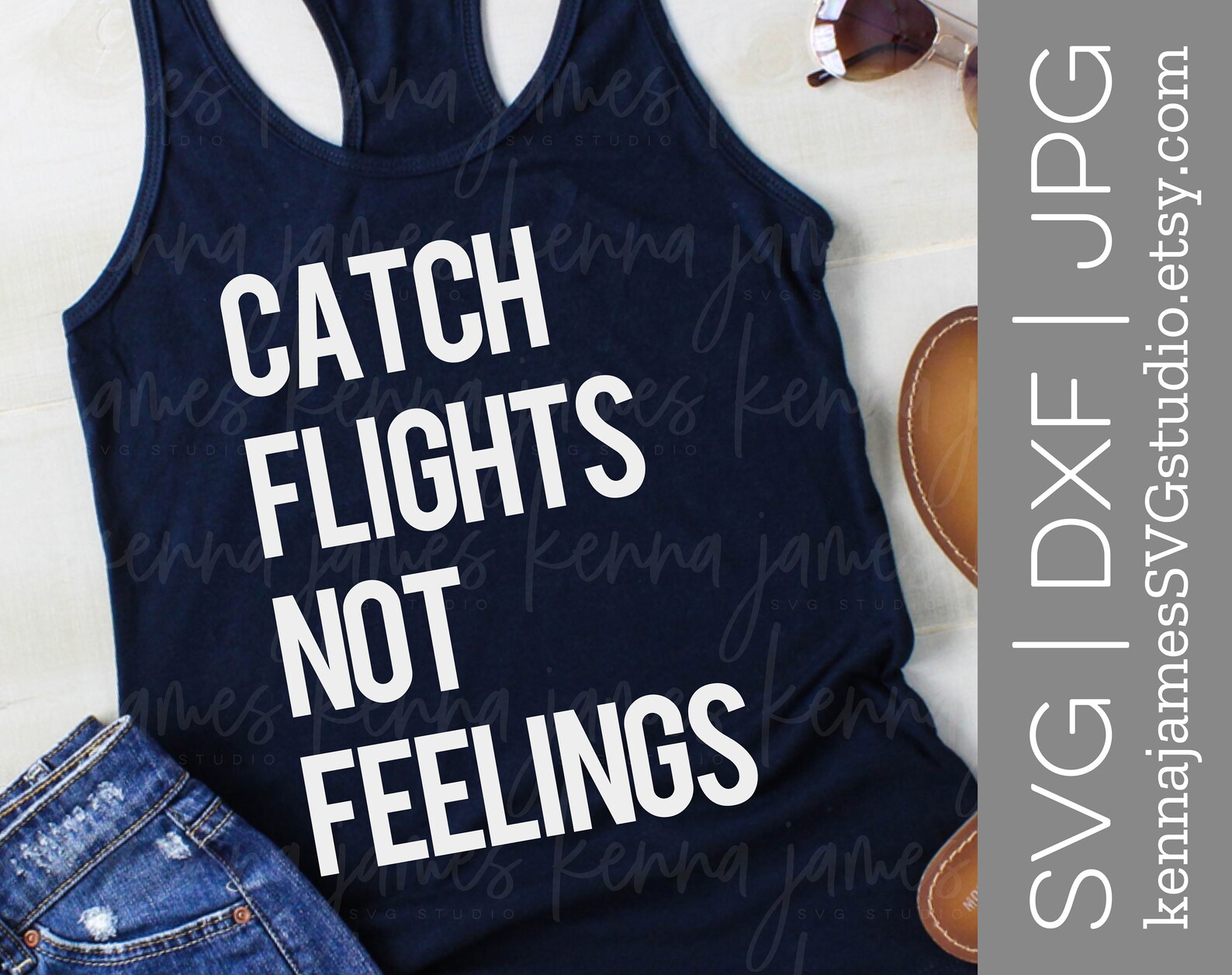Catch Flights Not Feelings Svg Catch Flights Not Feels Svg | Etsy