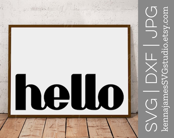 Hello Svg Hi Svg Welcome Svg Classroom Svg Daycare Svg | Etsy