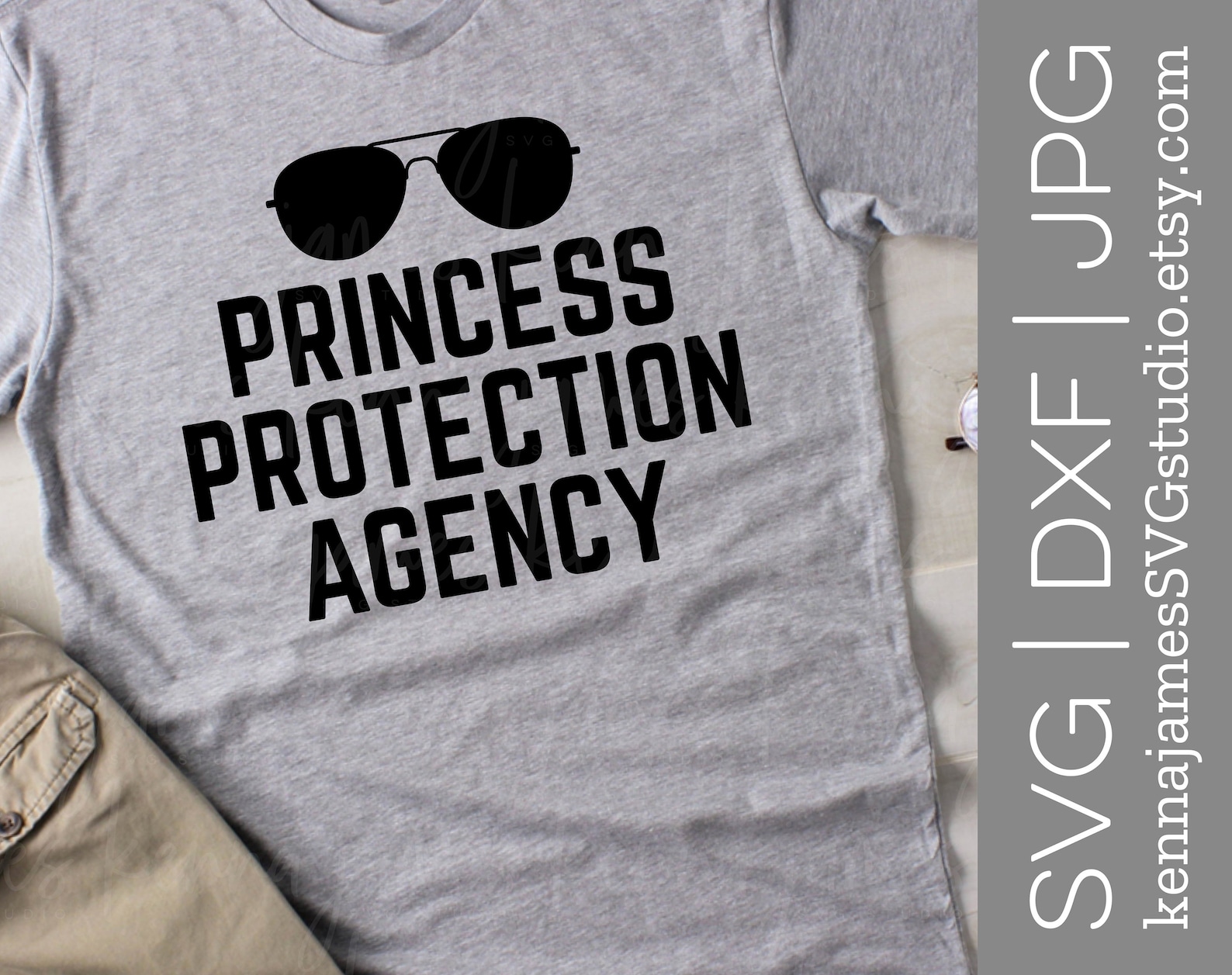 Princess Protection Agency Svg Dad Svg Father Svg Step - Etsy