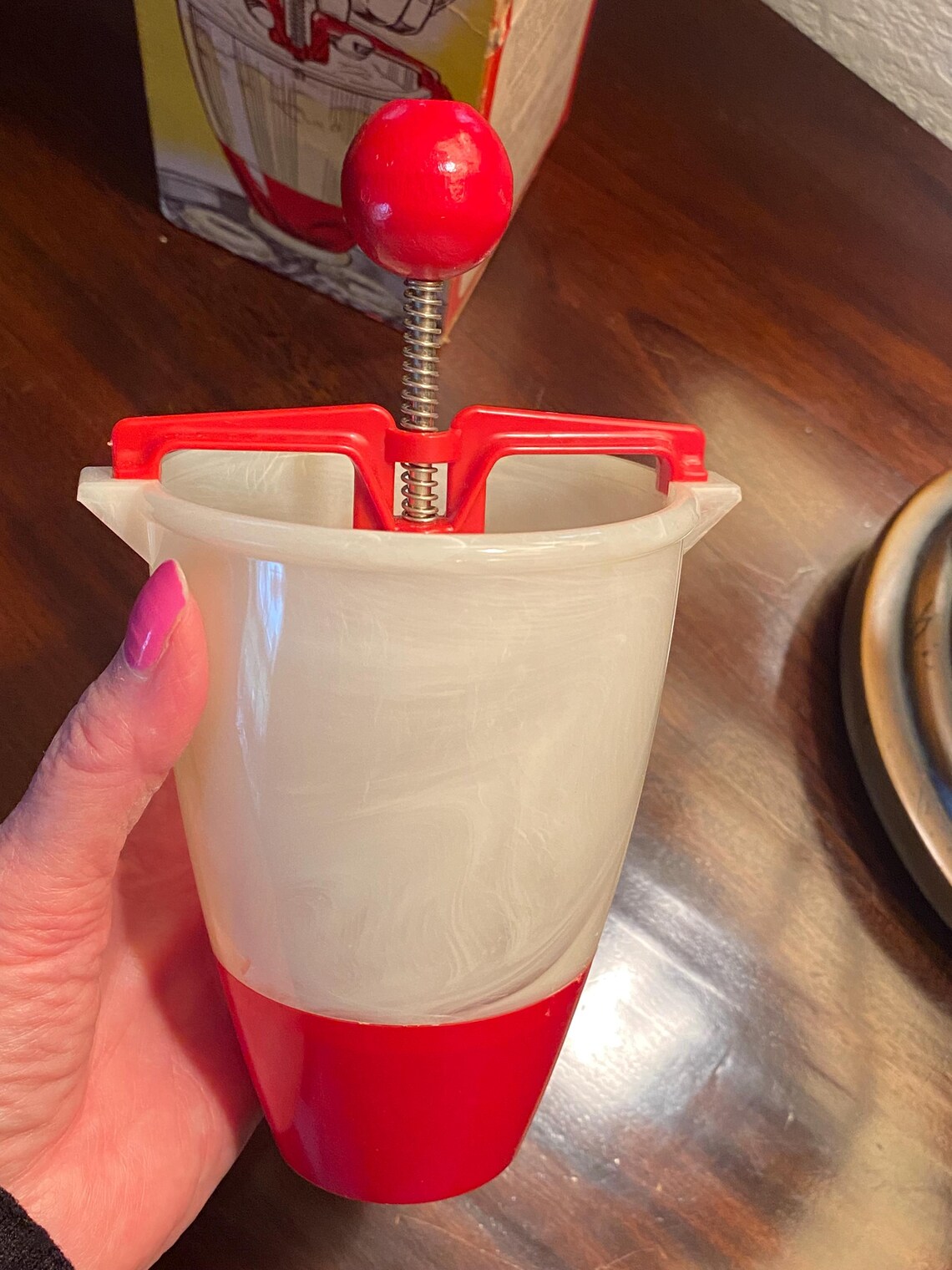 Vintage Doughnut Maker Plunger Press-retro Popeil's Donut Dropper W/box ...