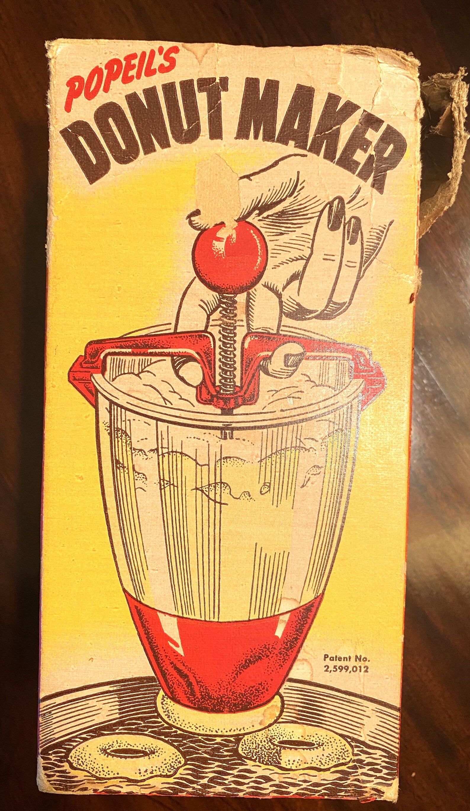 Vintage Doughnut Maker Plunger Press-retro Popeil's Donut Dropper W/box ...
