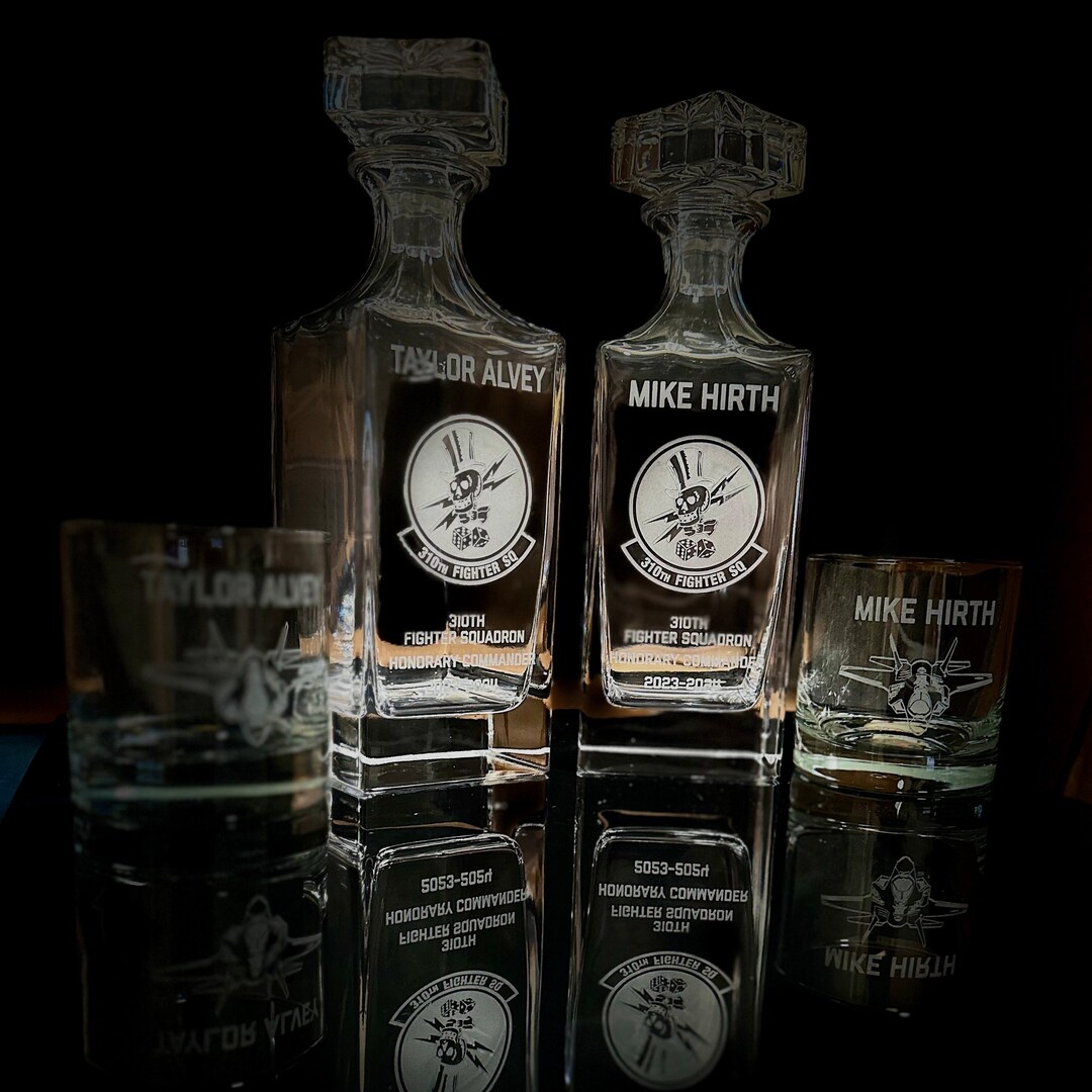 Navy HM-18 Norsemen Whiskey Decanter Set, Squadron Gift, Airwing Gift ...