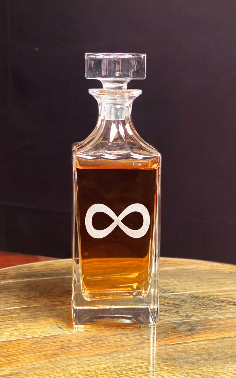 Infinity Whiskey Decanter, Blended Bourbon Decanter, Whiskey Gift ...