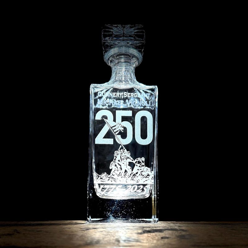 Marines Custom Decanter - Etsy
