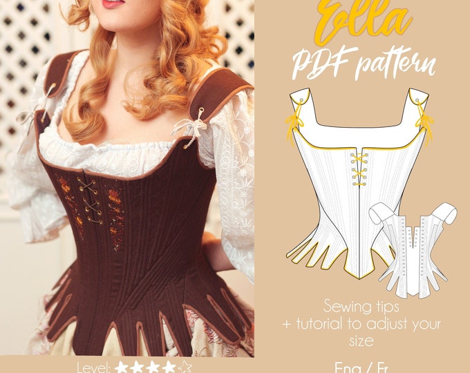 Rococo Stays, Corset of 18th Century, European Fashion - Etsy