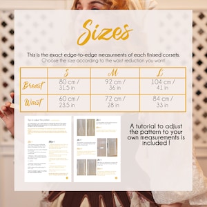 DIGITAL Sewing Pattern 18th Pair of Stays - Size S/M/L - Etsy