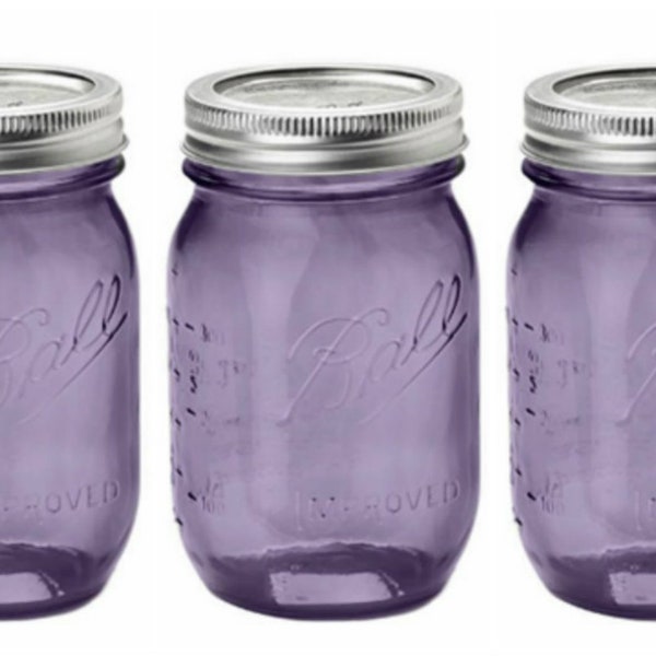 Purple Jars - Etsy