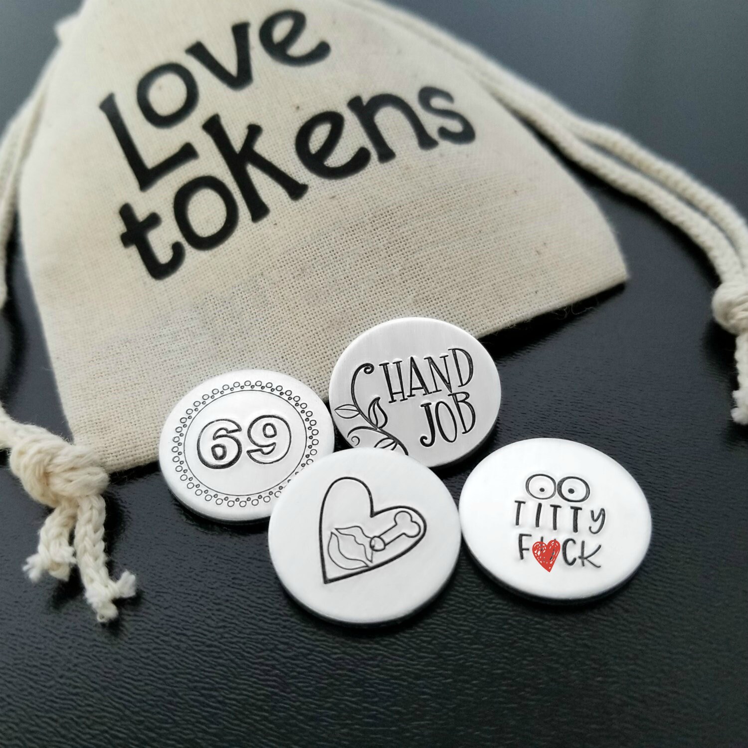 Love Tokens Personalized, Custom Love Coin, Naughty Coupon, Sex Game ...
