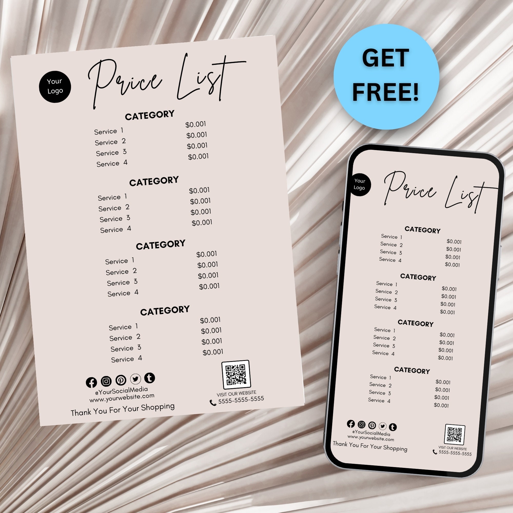 Editable Payment Sign, Printable Scan to Pay Template, Scan Qr Code ...