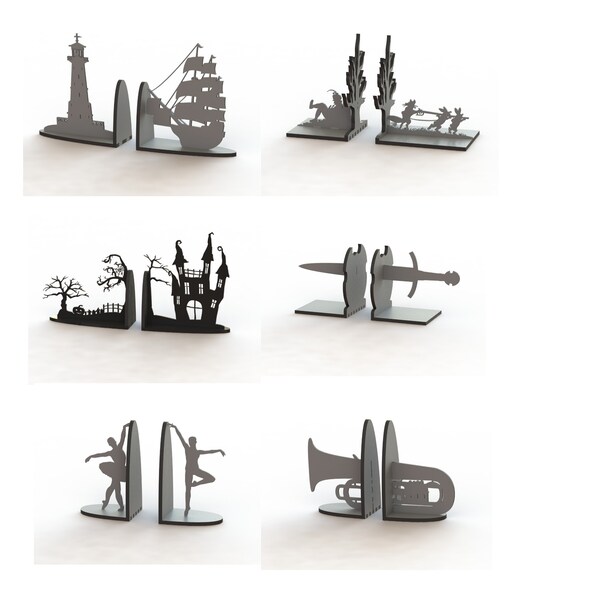 Bookends - Etsy