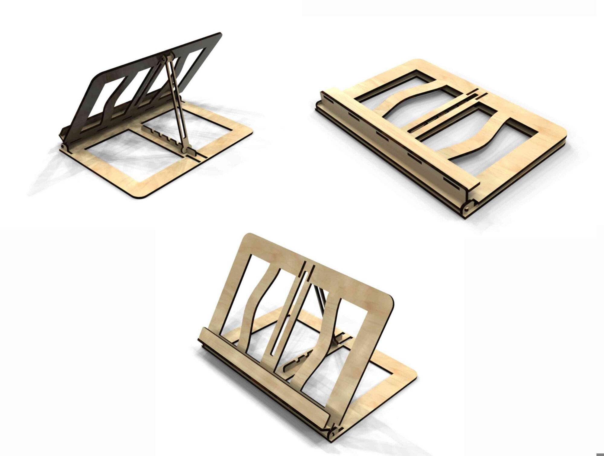 Art & Collectibles Drawing & Illustration Book Stand Holder Laser Cut ...