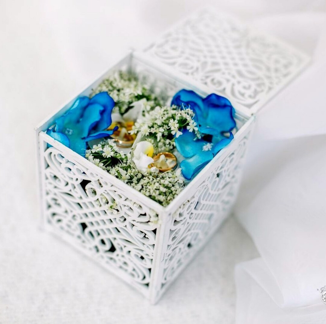 Laser Cut Wedding Gift Box Svg 3mm Wooden Wedding Box Svg Vector Laser ...