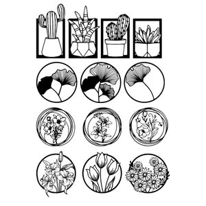 Glowforge Svg Wall Art Svg Files Laser Cut Files Canvas Svg - Etsy