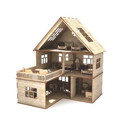 Laser Cut Doll House Furniture 20 Files Glowforge Doll House - Etsy