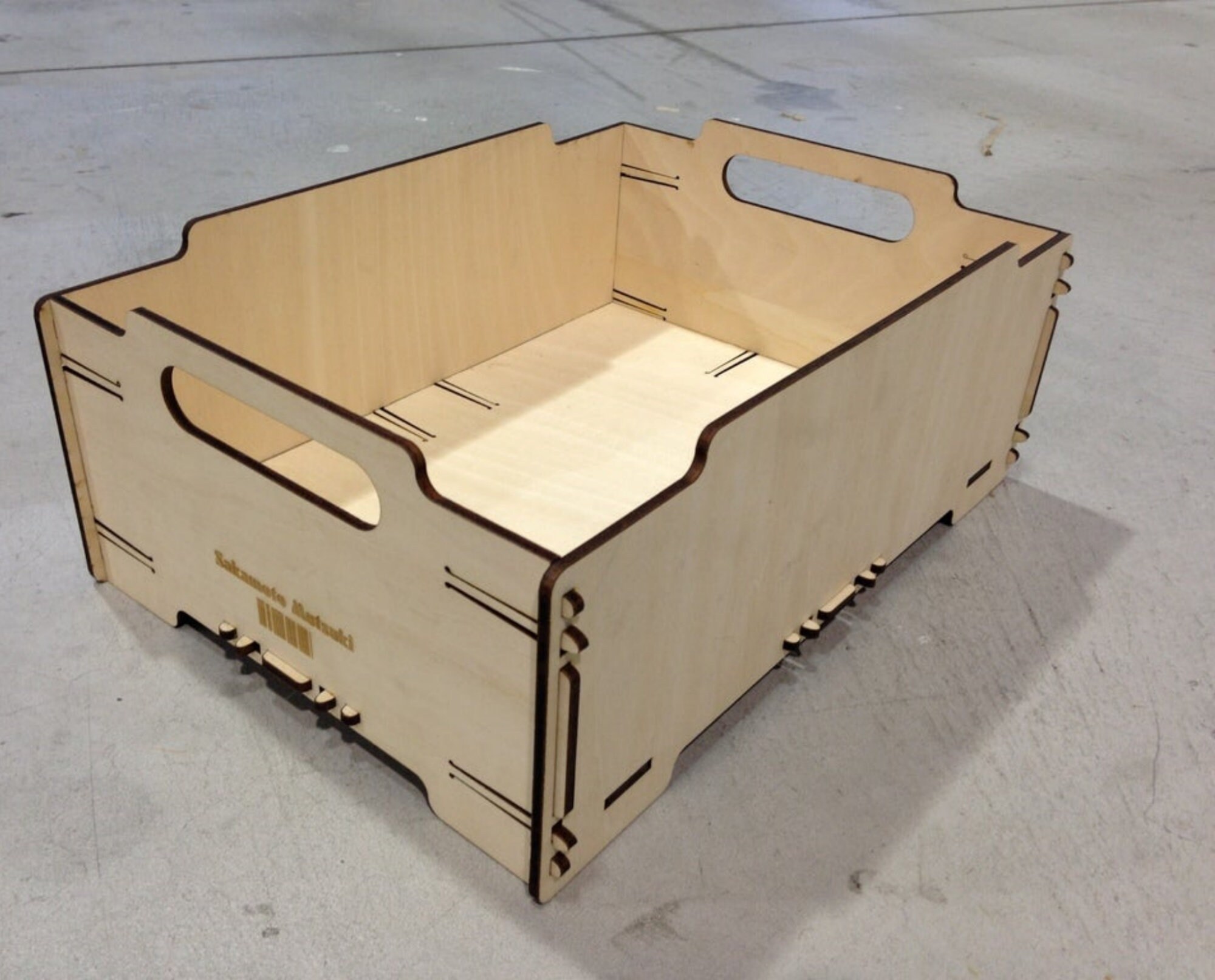 Laser Cut Stackable Box Svg File Glowforge Box Svg File Cricut - Etsy