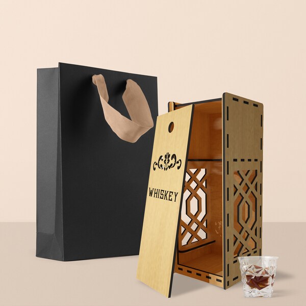 Wooden Whiskey Box - Etsy