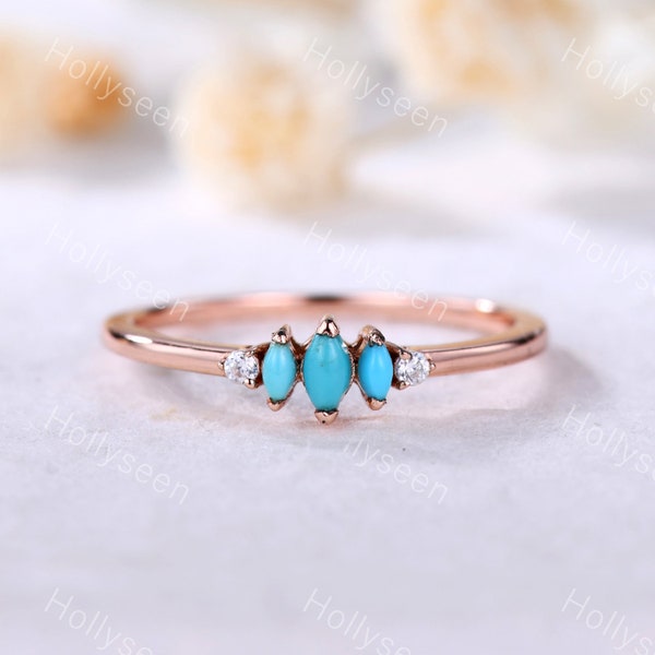 Dainty Turquoise Ring - Etsy