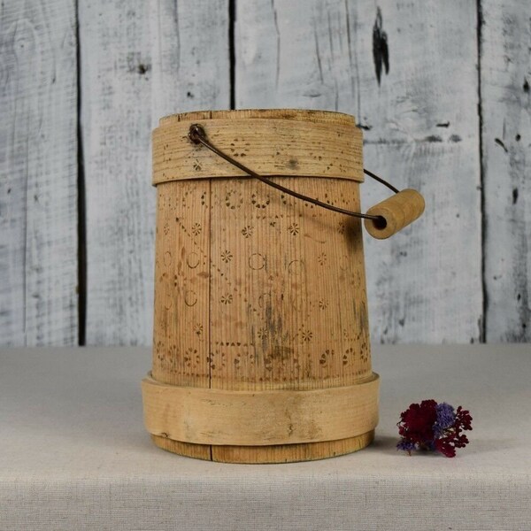 Rustic Bucket - Etsy