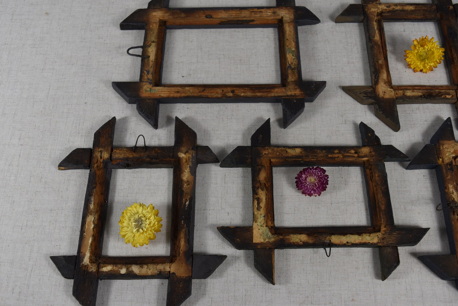 Vintage Wooden Frame / Wooden Photo Frame / Antique Picture - Etsy