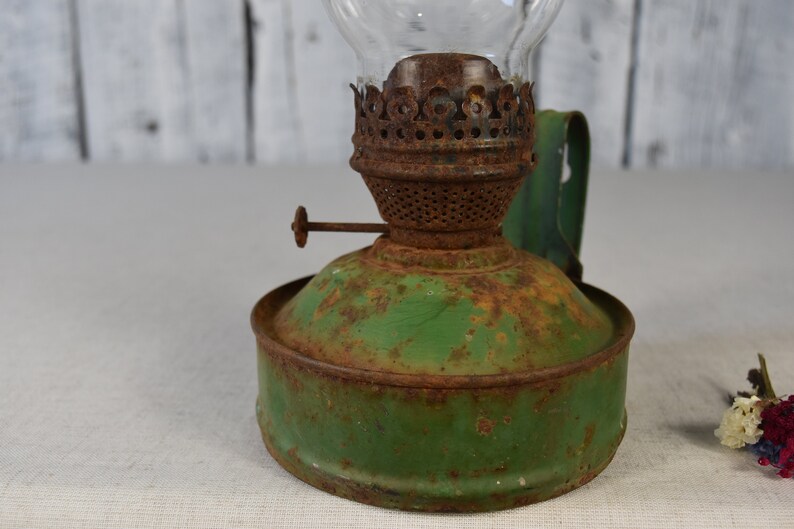 Antique Oil Lamp / Kerosene Lamp / Vintage Oil Lantern / Old - Etsy
