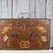 Vintage Wooden Chest / Wooden Box / Wooden Box With a Lid / Primitive ...