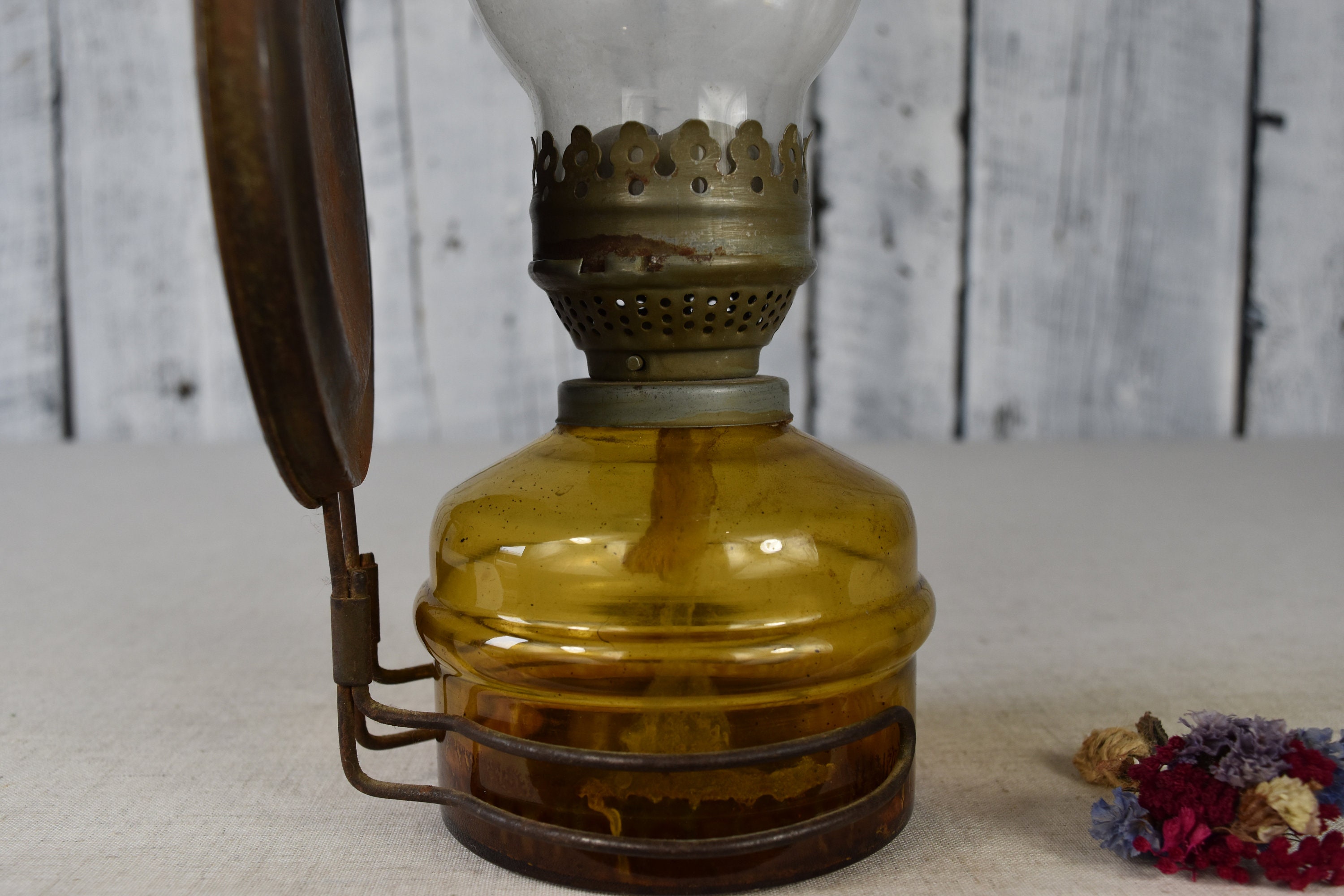 Antique Oil Lamp / Kerosene Lamp / Vintage Oil Lantern / Old - Etsy