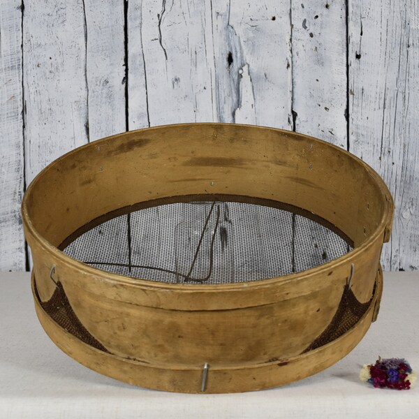 Wooden Sieve - Etsy