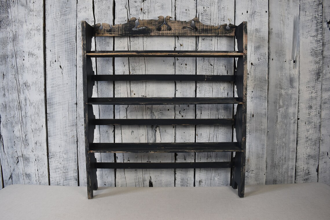 Vintage Wooden Shelf / Antique Wall Stand / Wooden Kitchen - Etsy